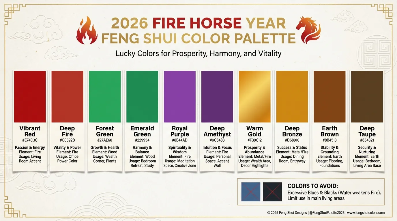 Feng Shui 2026: Complete Flying Stars & Lucky Directions Guide | Fire ...